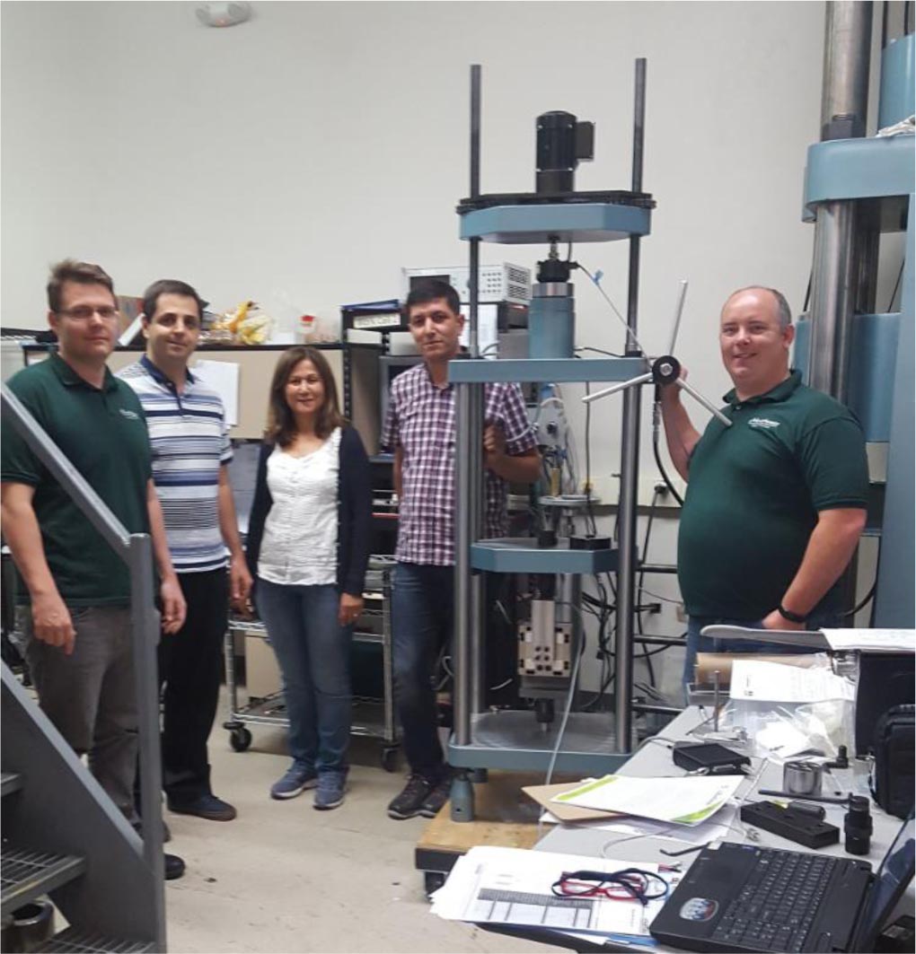 Calibrating Multi-Axis Load cells in a Morehouse Calibrating Machine ...