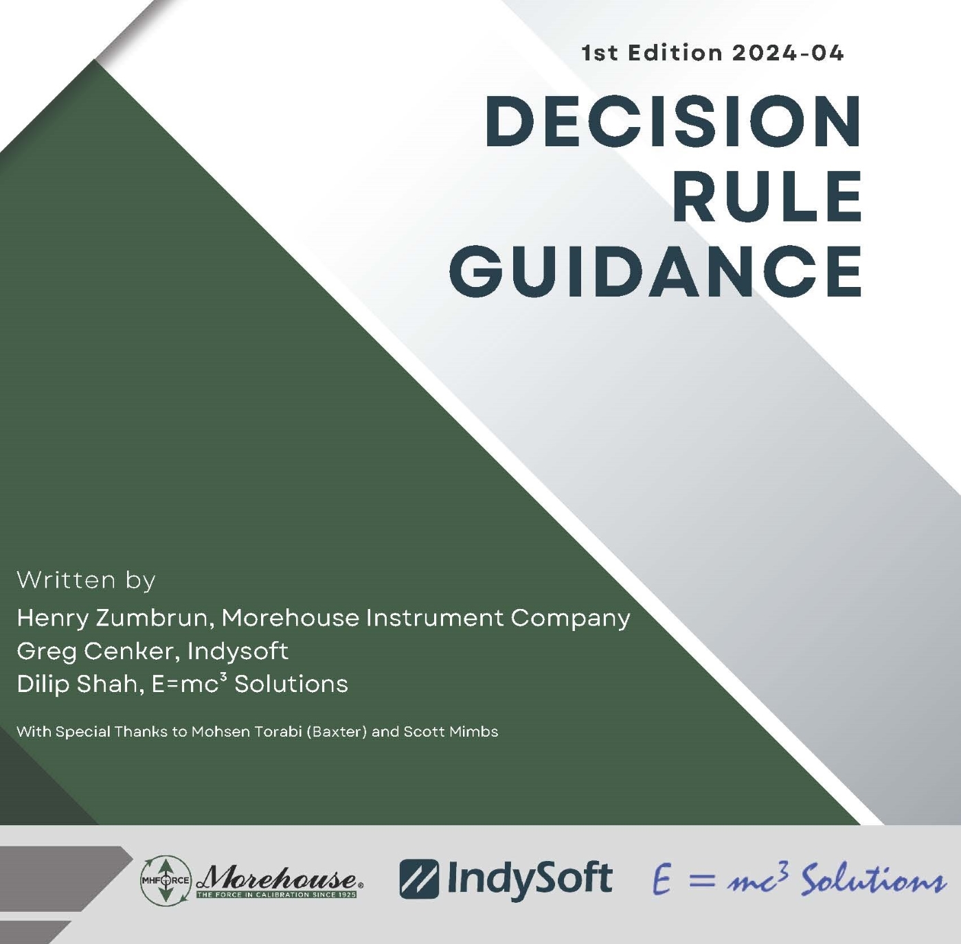 Unlock Decision Rule Guidance With New Book | Morehouse Instrument ...